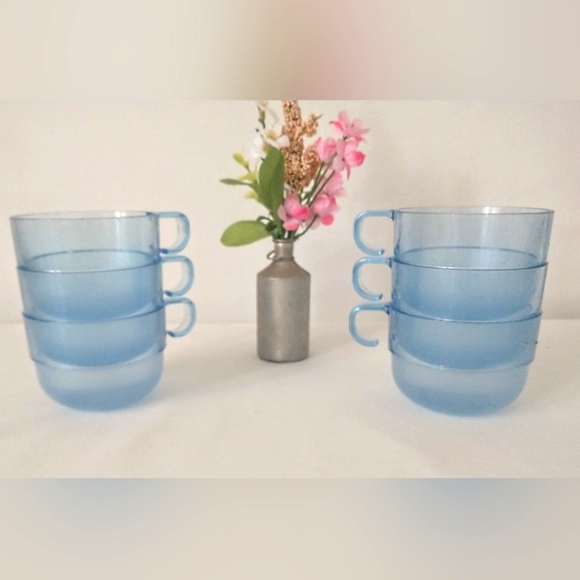 Tupperware | Dining | Tupperware Preludio Sky Blue Acrylic Stackable ...
